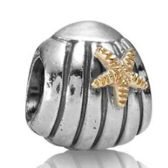 Pandora | Jewelry | Pandora Seashell And Starfish Charm | Poshmark
